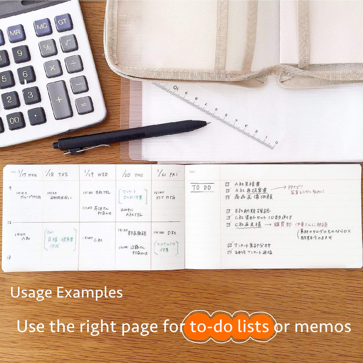 NOLTY Notebook Horizontal Slim Cross Line - Notebooks – Paper Whisper