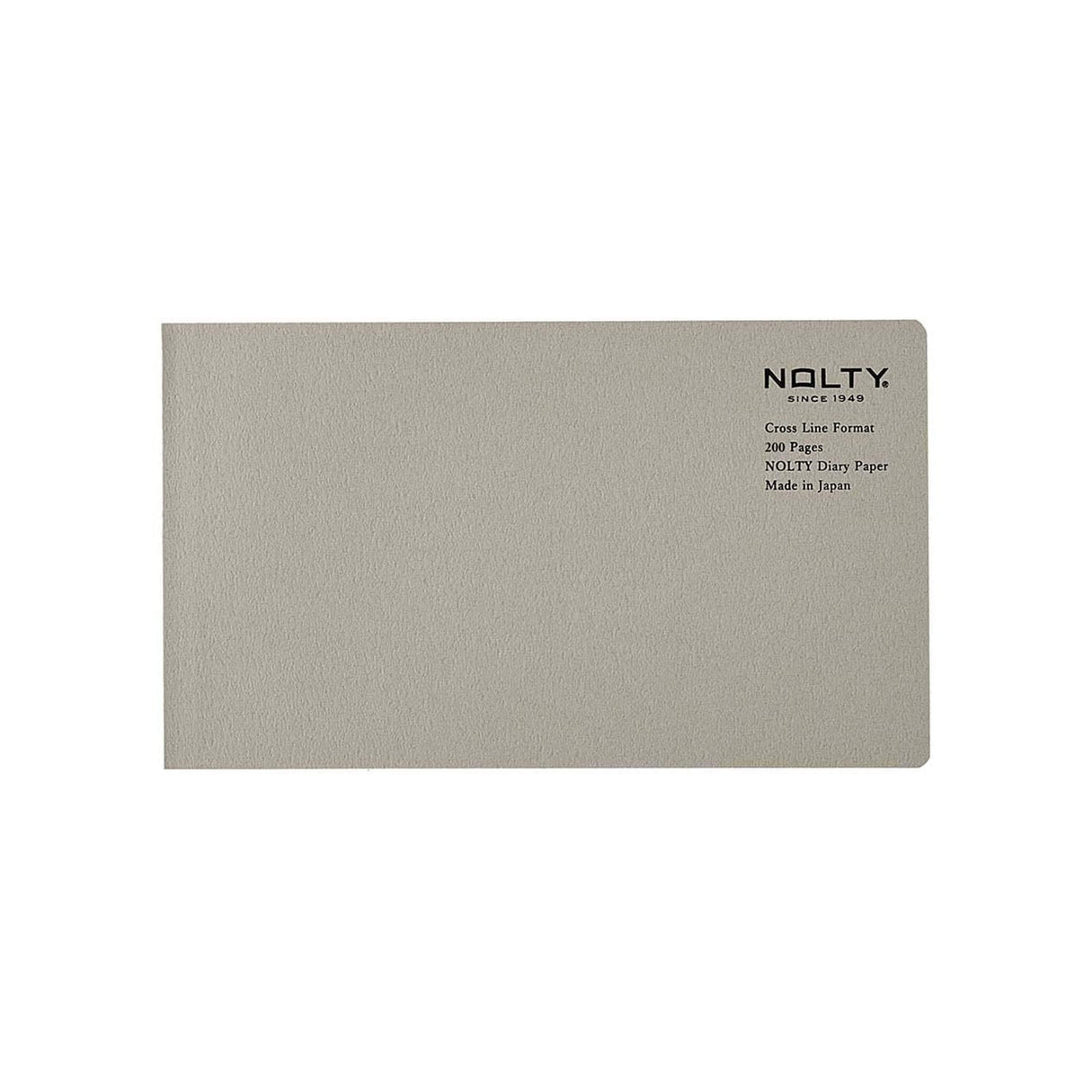 NOLTY Notebook Horizontal Slim Cross Line - Notebooks – Paper Whisper