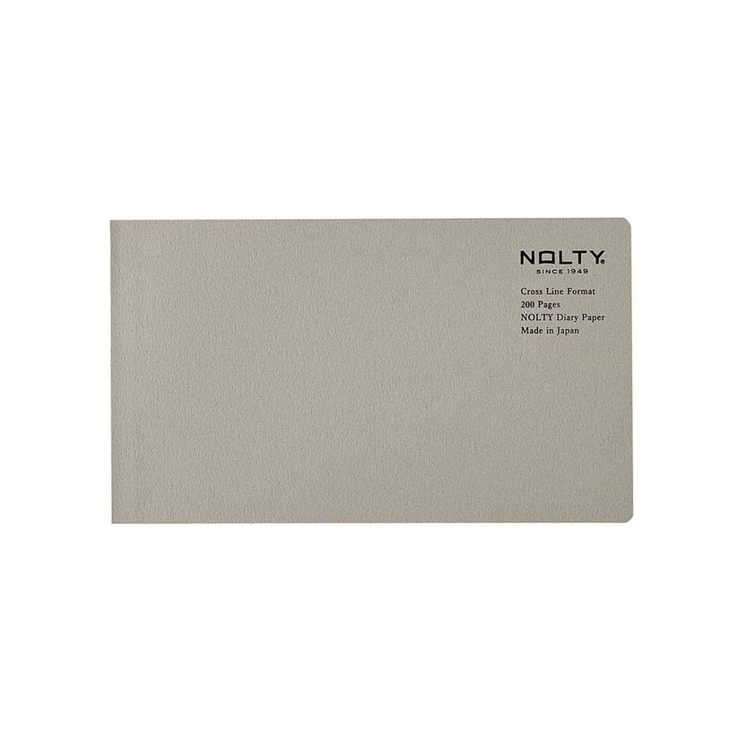 NOLTY Notebook Horizontal Slim Cross Line - Notebooks – Paper Whisper