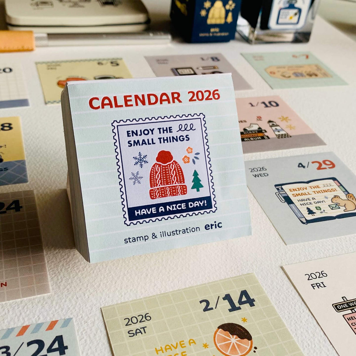 Eric Small Things × Shinnippon Calendar 2026 Color Daily Calendar ...