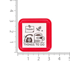 SANBY × Eric Small Things Pre-inked Stamp - Things To Do - Journal ...