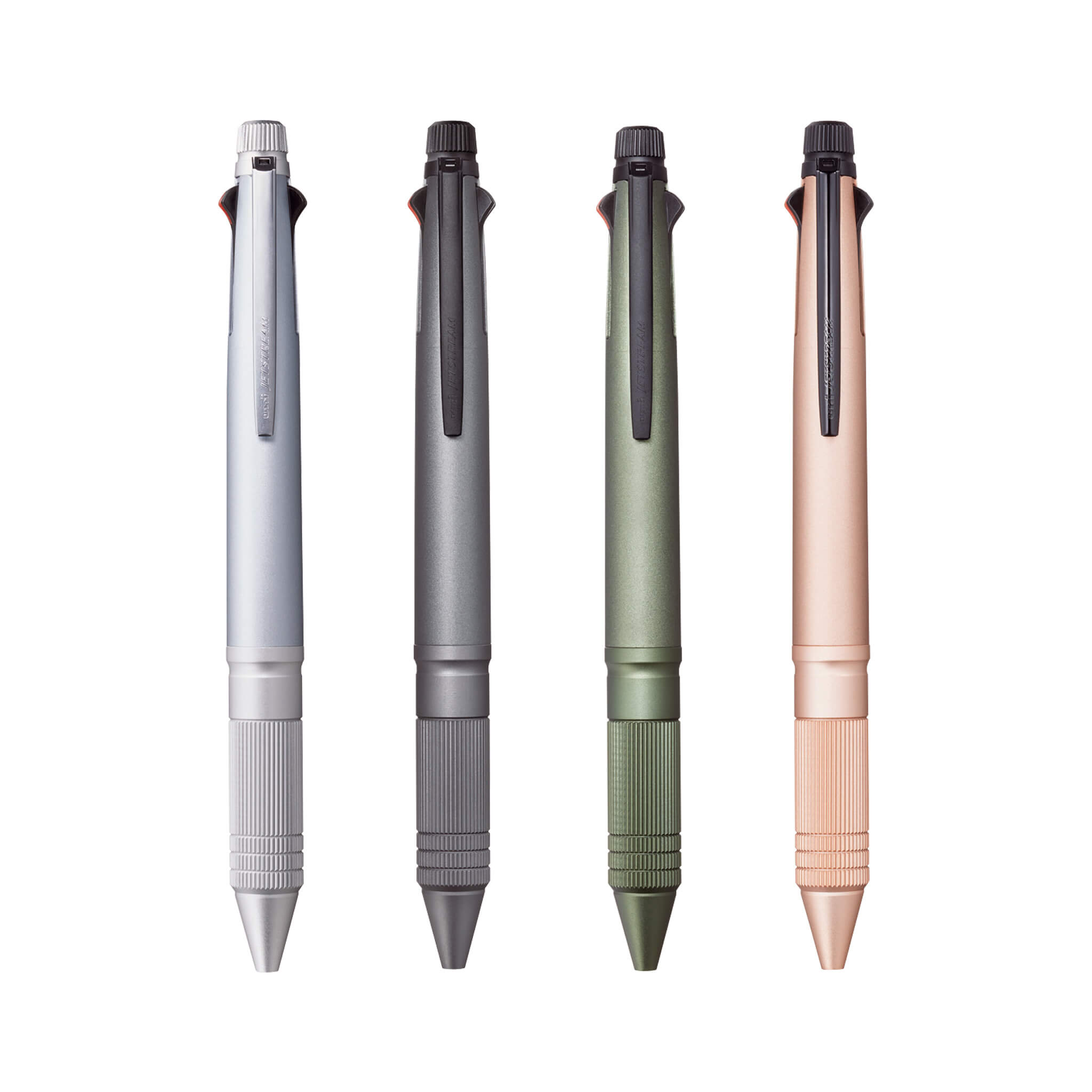 Uni Mitsubishi Jetstream Multi-functional 4&1 Metal Ballpoint Pen ...